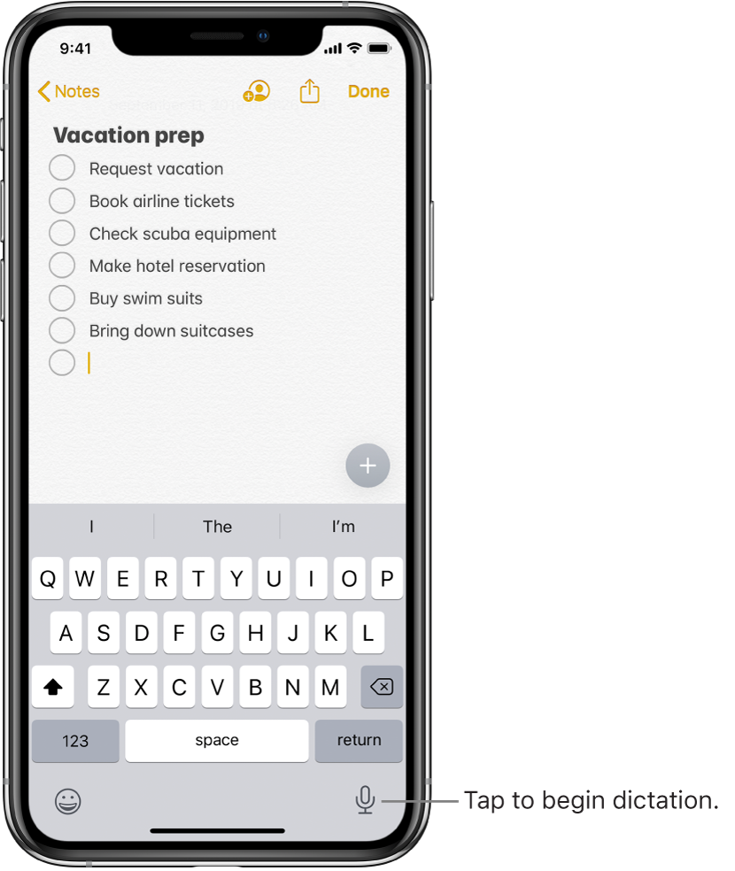 Dictate text on iPhone - Apple Support