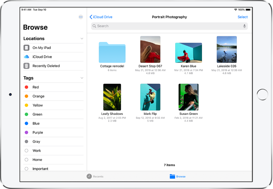 View Files And Folders In Files On IPad Apple Support