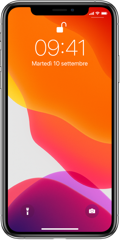 Accedere alle funzionalità da “Blocco schermo” di iPhone - Supporto Apple