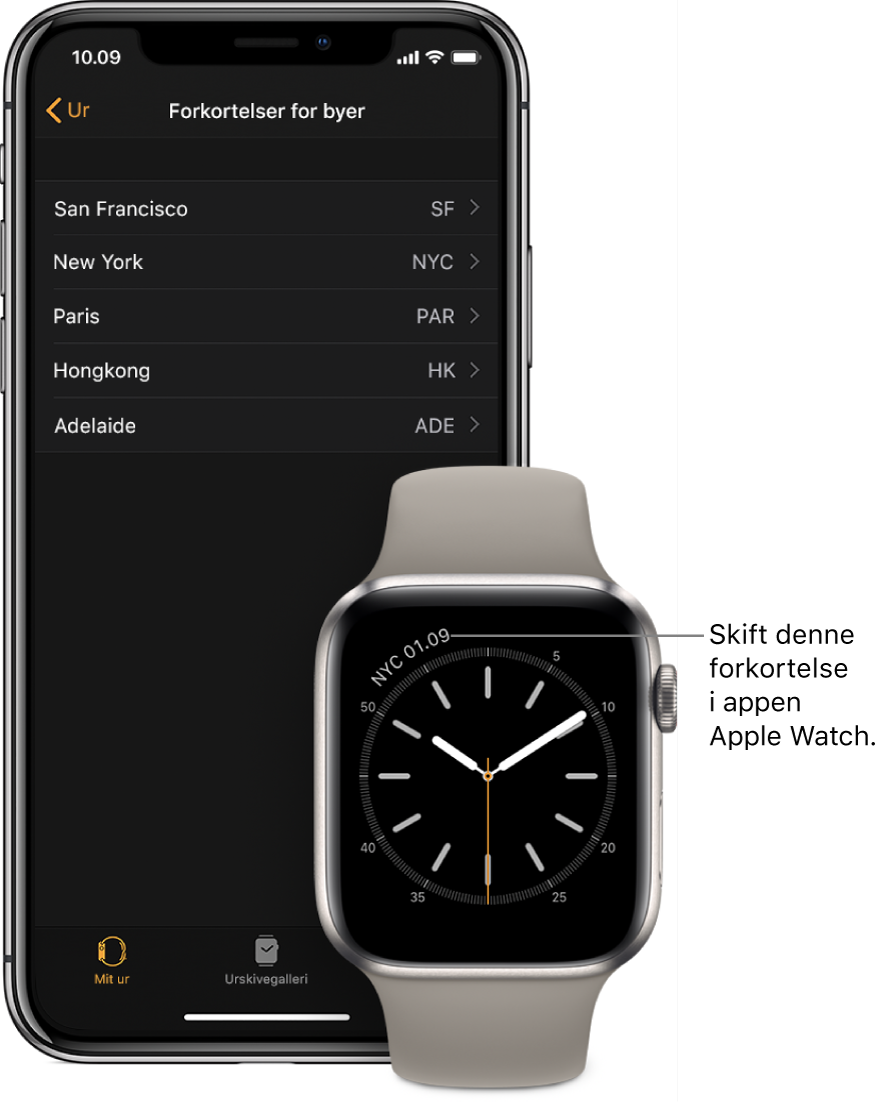 Brug Verdensur på Apple Watch til at se, hvad klokken er andre steder ...