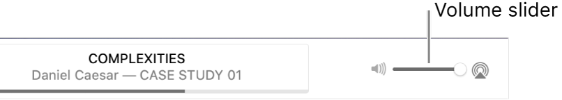 Adjust the volume in Music on Mac - Apple Support