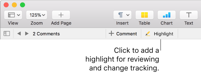 Highlight Text In Pages On Mac Apple Support