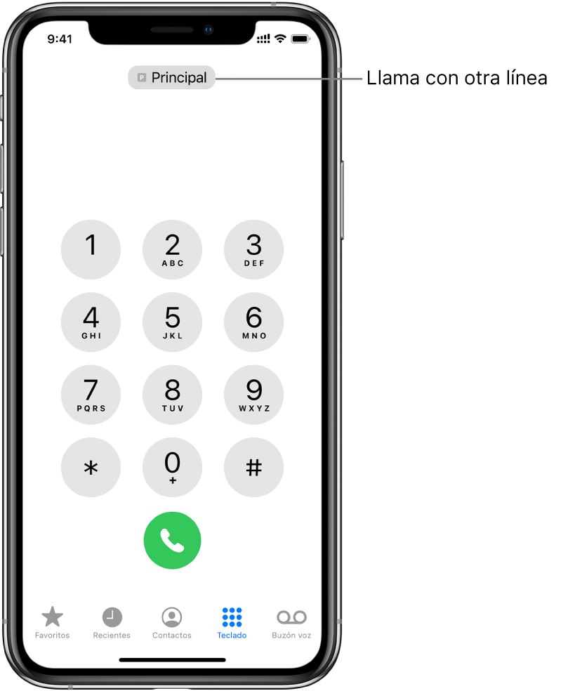 Realizar una llamada en el iPhone - Soporte técnico de Apple