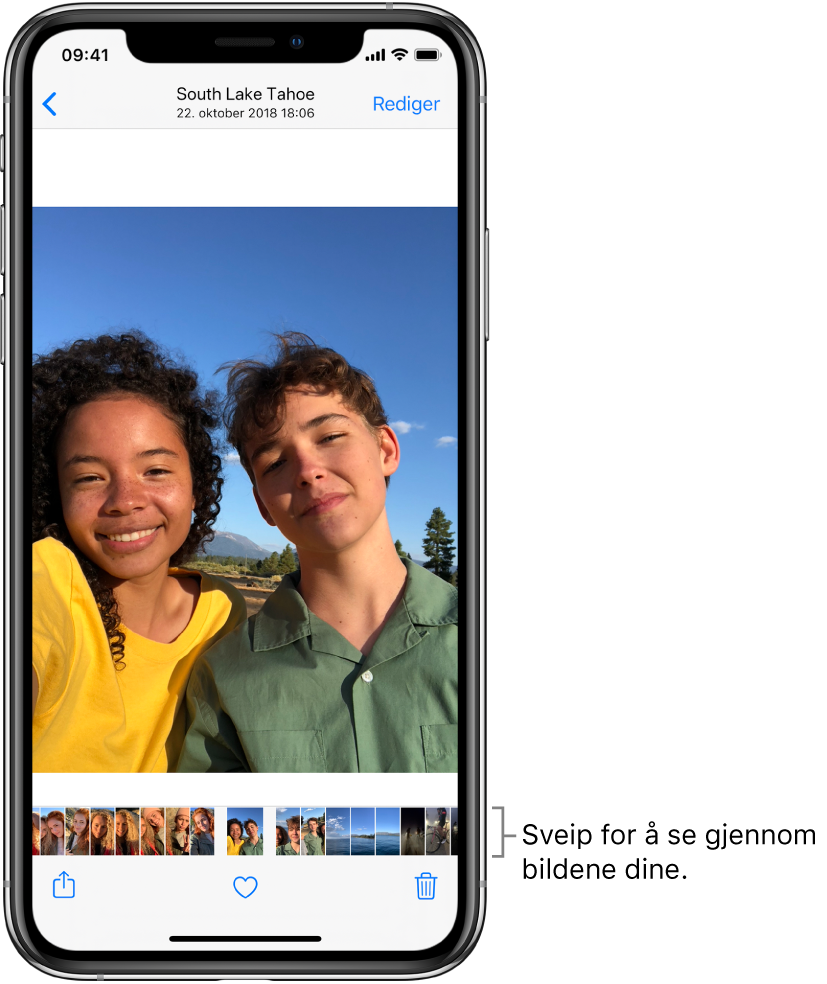 Vis bilder og videoer på iPhone - Apple-kundestøtte