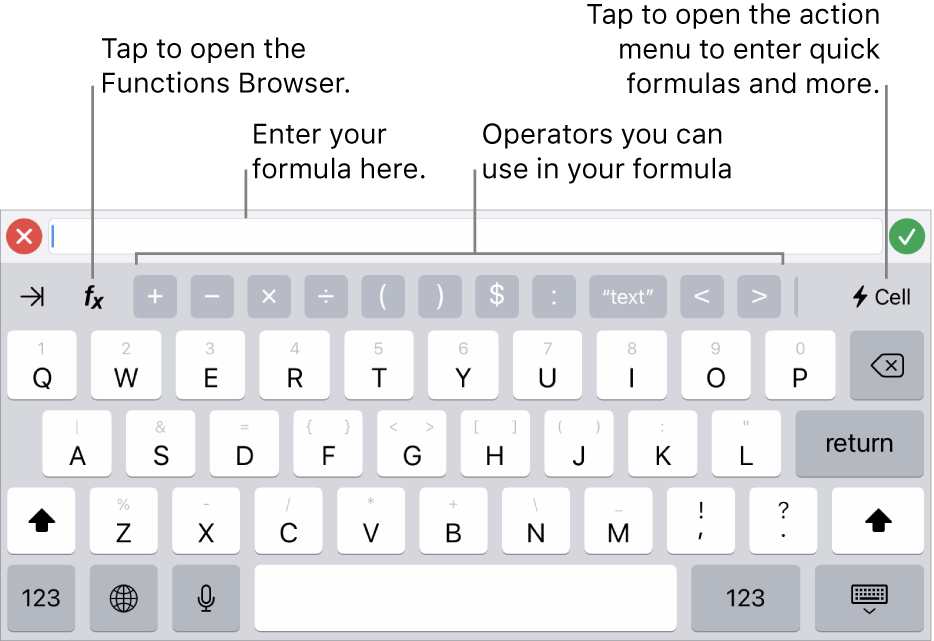 Calculate Values Using Data In Table Cells In Numbers On IPad Apple Support