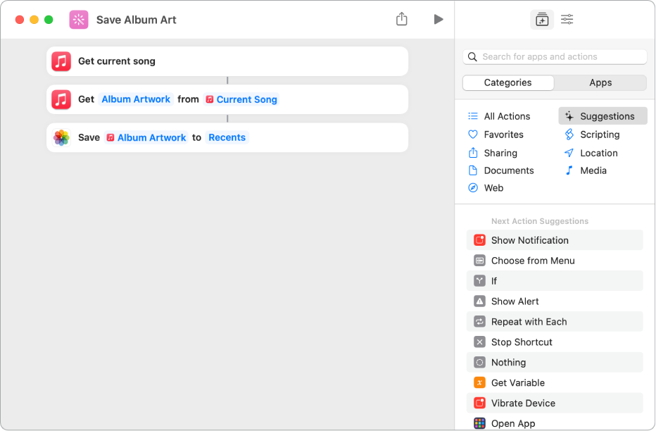 The Content Graph engine in Shortcuts on Mac - Apple Support (MM)