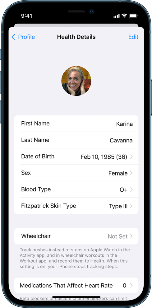 Fill out your Health Details and Medical ID in Health on iPhone – Apple ...
