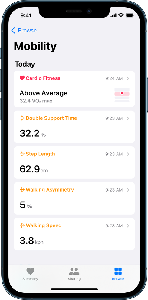 View your data in Health on iPhone - Apple Support