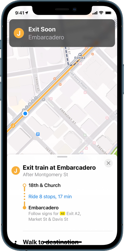 Get transit directions in Maps on iPhone - Apple Support