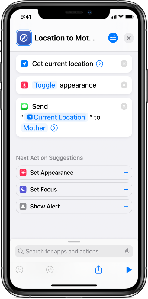 Action connections in Shortcuts on iPhone and iPad - Apple Support