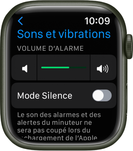 Ajuster la luminosité, la taille du texte, les sons et les vibrations ...