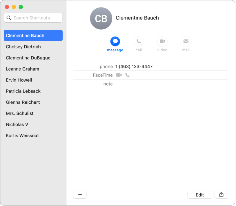 Create contacts from data in Shortcuts on Mac - Apple Support (CA)