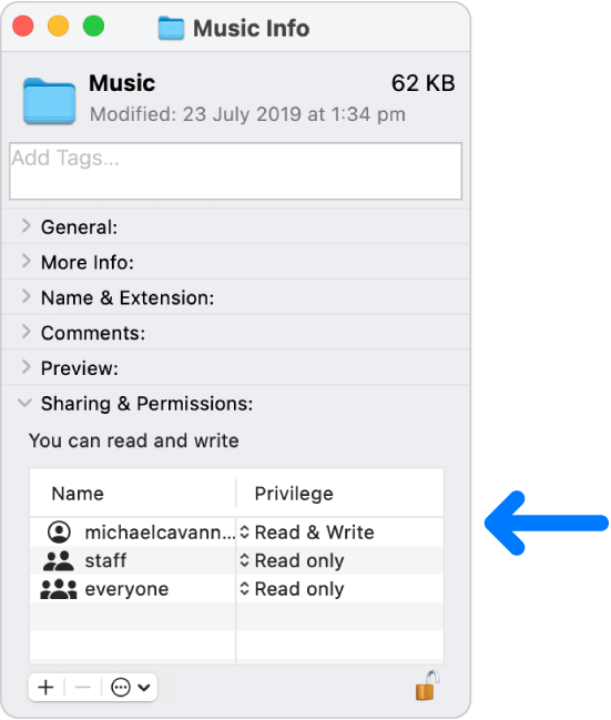 Change permissions for files, folders or disks on Mac – Apple Support (AU)