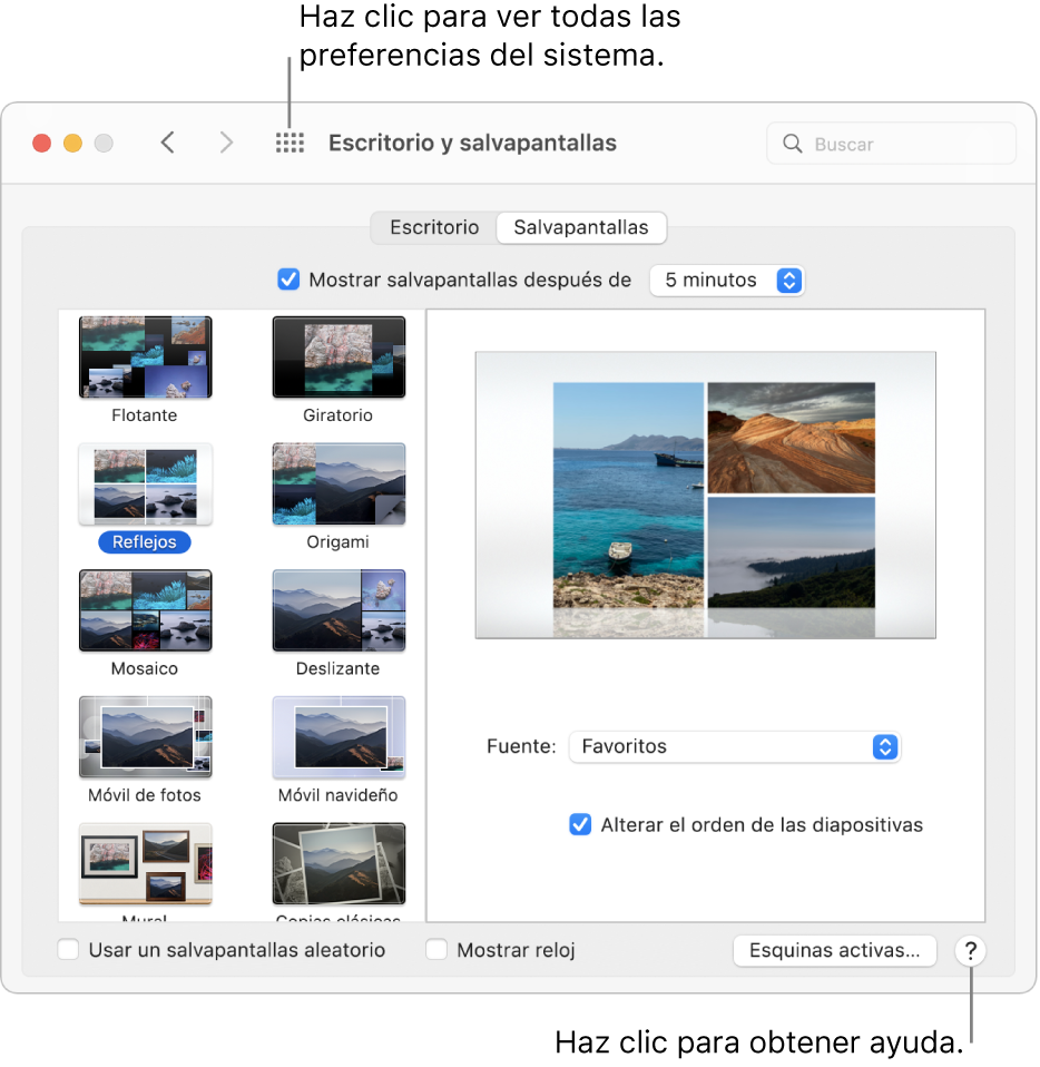Personalizar el Mac en Preferencias del Sistema - Soporte técnico de ...