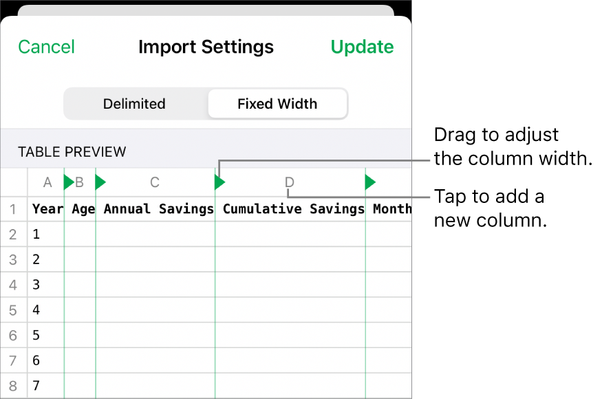 Import An Excel Or Text File On IPhone Apple Support