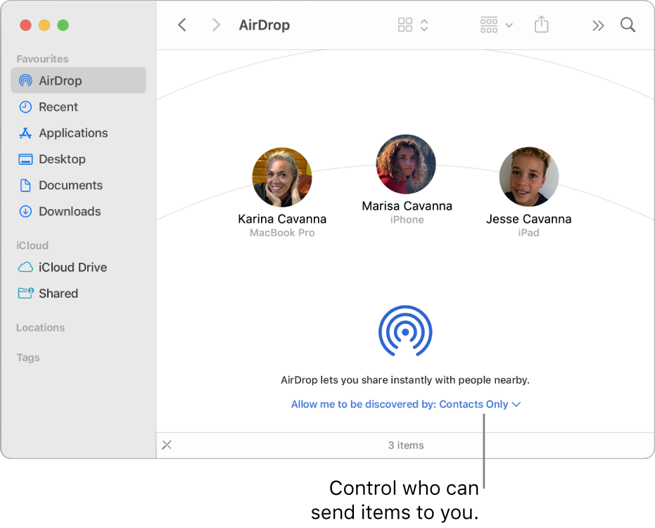 Securely control whom you share content with from Mac – Apple Support (AU)