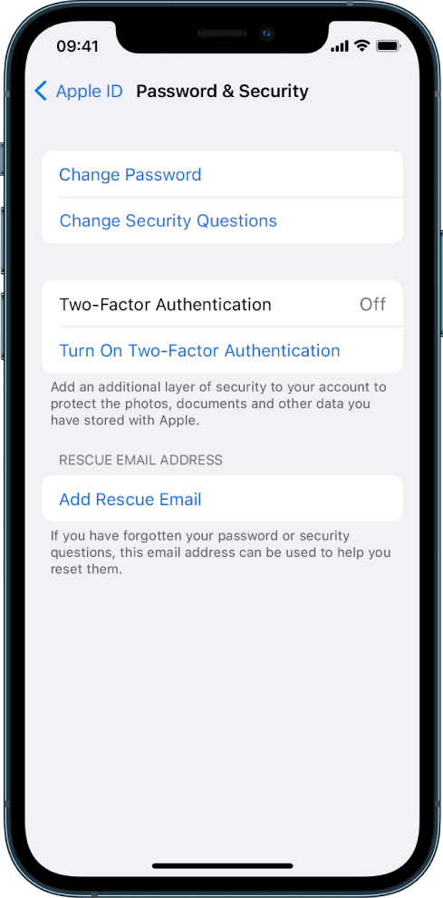 Keep your Apple ID secure – Apple Support (UK)