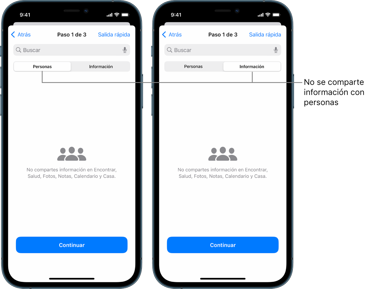 Dejar de compartir con apps y personas con la revisión de seguridad en ...