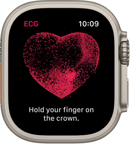 Record an electrocardiogram with the ECG app on Apple Watch Ultra ...