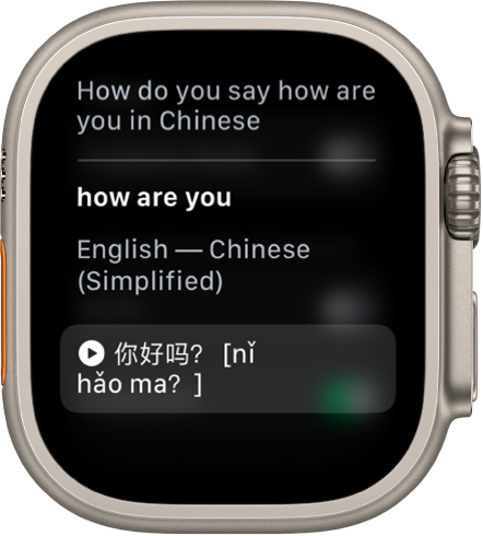 Use Siri on Apple Watch Ultra - Apple Support (SG)