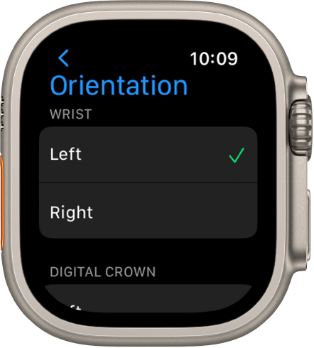 Change language and orientation on Apple Watch Ultra - Apple Support