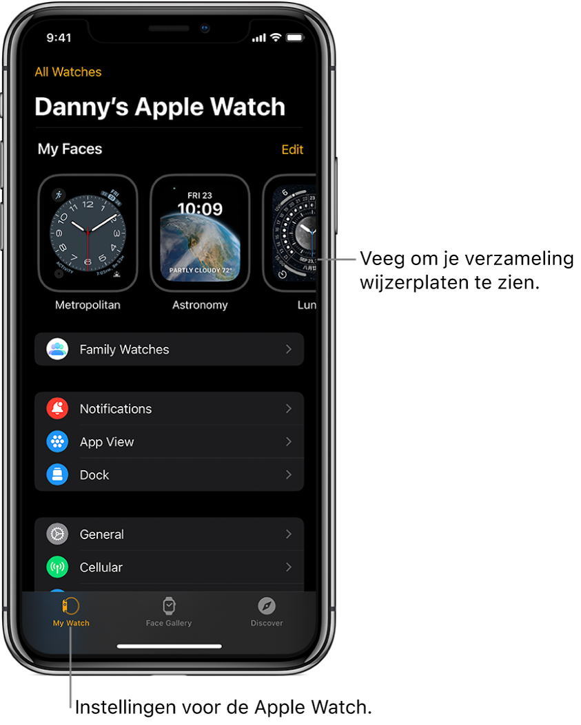 De Apple Watch-app - Apple Support (NL)