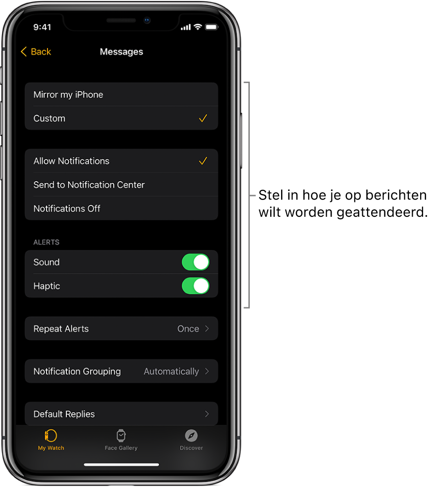 Berichten lezen op de Apple Watch - Apple Support (NL)