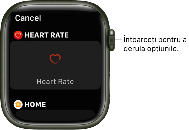 Personalizarea cadranului ceasului - Apple Support (RO)