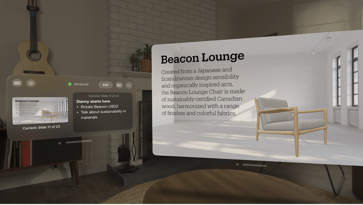 Play a presentation in Keynote on Apple Vision Pro - Apple Support