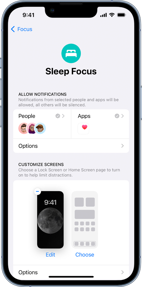 Set up a schedule for a Sleep Focus in Health on iPhone - Apple Support