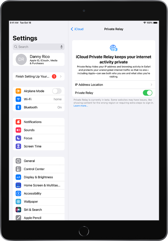 Protect Your Web Browsing With Icloud Private Relay On Ipad Apple Support