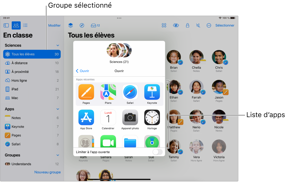 Gérer l’utilisation d’apps par les élèves dans En classe - Assistance ...