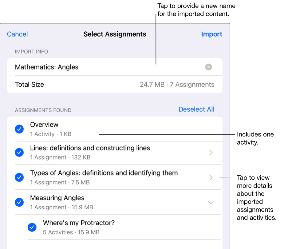 Create assignments in Schoolwork – Apple Support (UK)