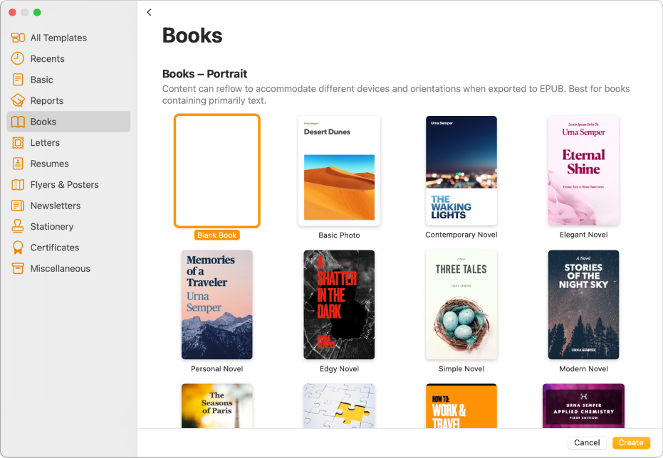 Intro to creating a book in Pages on Mac - Apple Support