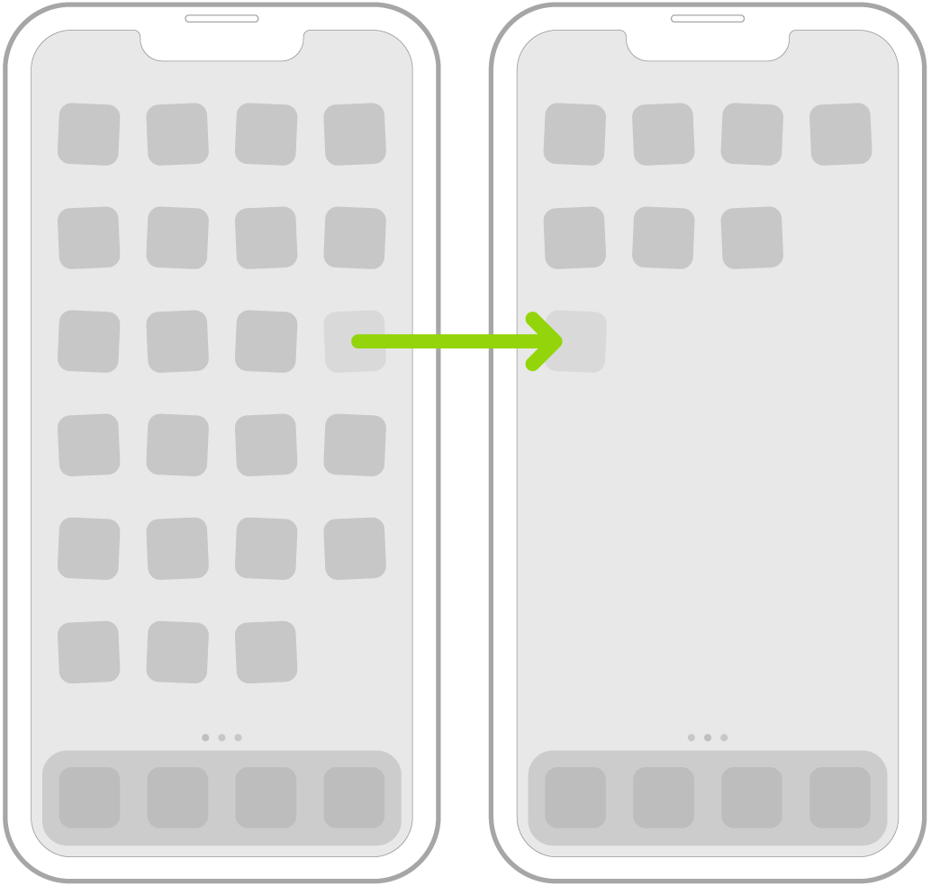 Bewegen von Apps und Widgets im Home-Bildschirm des iPhone - Apple ...