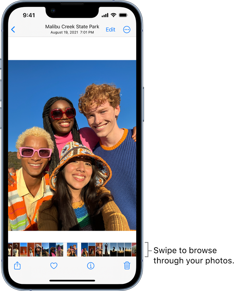 View photos in the Photos app on iPhone - Apple Support (CA)