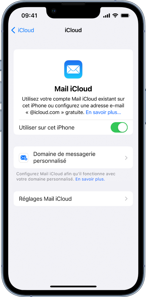 Configurer un domaine de messagerie personnalisé avec Mail iCloud sur l ...