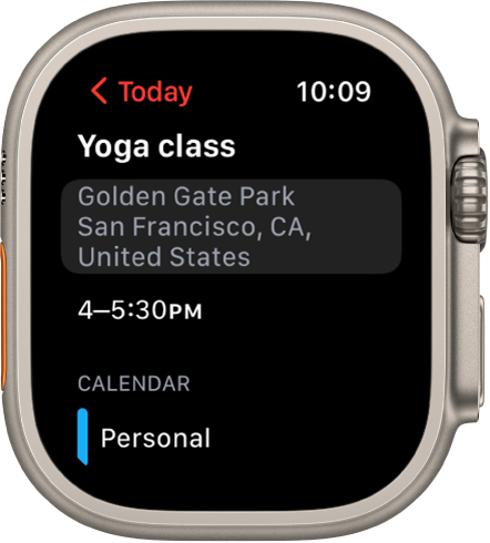Check and update your calendar on Apple Watch Ultra - Apple Support