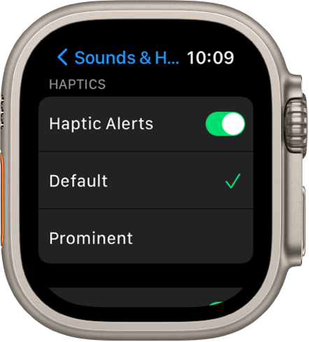 Adjust brightness, text size, sounds, and haptics on Apple Watch Ultra ...