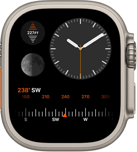 Apple Watch Ultra faces and their features - Apple Support