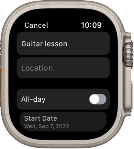 Check and update your calendar on Apple Watch Ultra - Apple Support