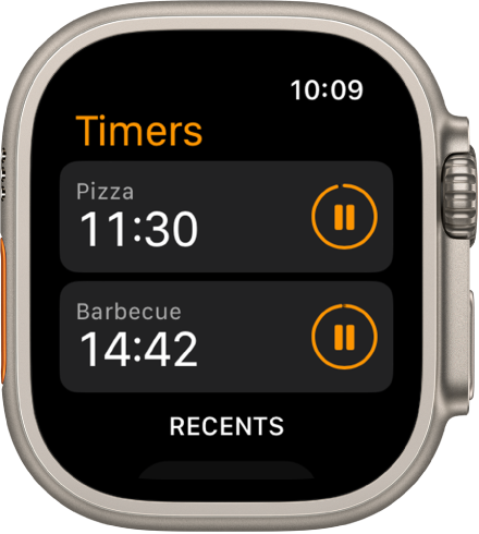 Set timers on Apple Watch Ultra - Apple Support