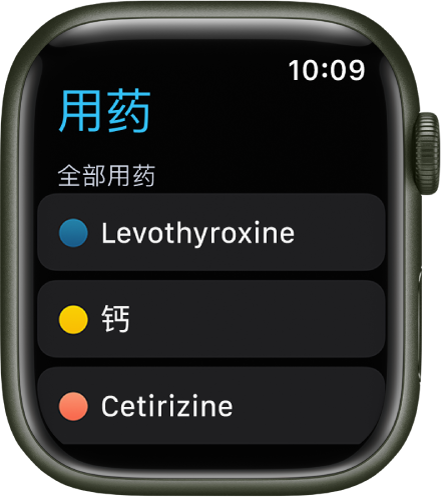 在 Apple Watch 上跟踪用药 - Apple Support (SG)