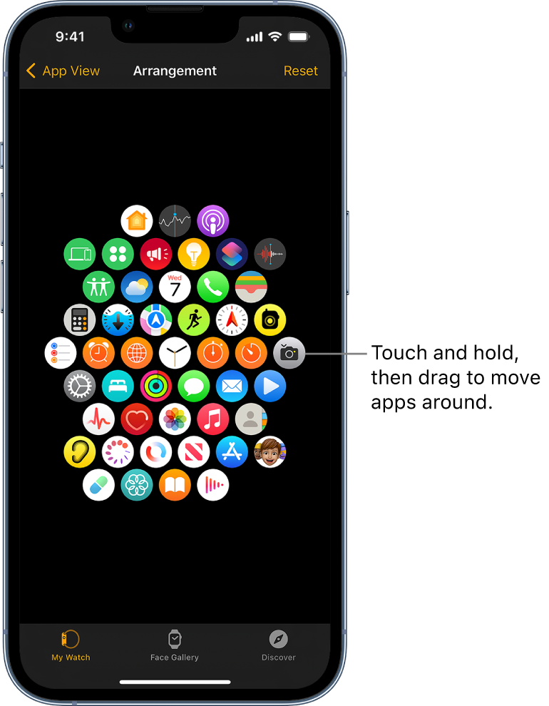 Organize apps on Apple Watch Ultra – Apple Support (UK)