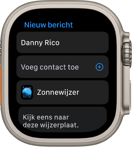 Apple Watch Ultra-wijzerplaten delen - Apple Support (BE)