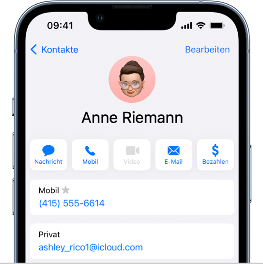 Mit Freundeskreis und Familie in Kontakt bleiben - Apple Support (DE)