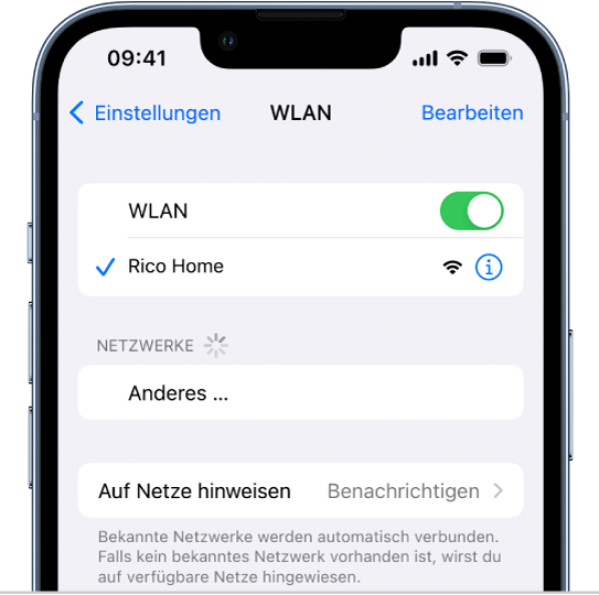 Grundlagen konfigurieren - Apple Support (DE)