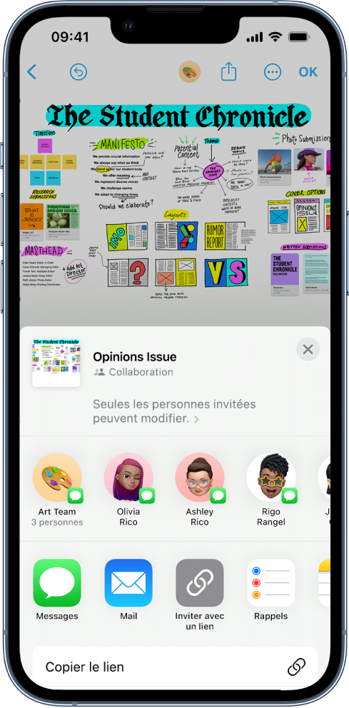 Premiers pas avec Freeform sur l’iPhone – Assistance Apple (CA)