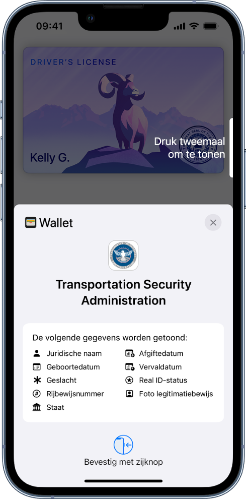 Je rijbewijs of identiteitskaart gebruiken in Wallet op de iPhone ...