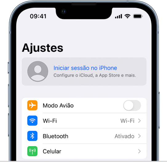Configurações básicas - Suporte da Apple (BR)